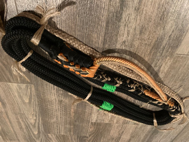 Black Jr. Pro Custom Bull Rope - 9/7 RH | EPT Bull Ropes