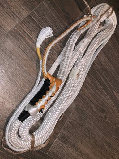 The Ghost Rope - White Pro 9/7 RH Soft - EPT Bull Ropes