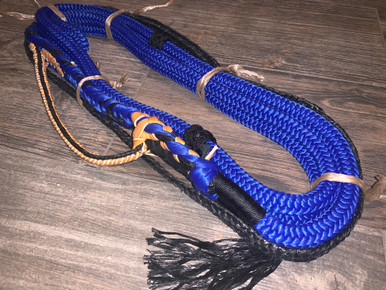 Royal Blue & Black Mini Bull Ropes 9/7 RH - EPT Bull Ropes