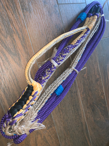 Purple on Tan Poly Brazilian Hybrid Pro | EPT Bull Ropes