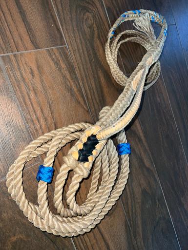 Tan Poly Mini Bull/Steer Rope Kids 9/7 RH | EPT Bull Ropes