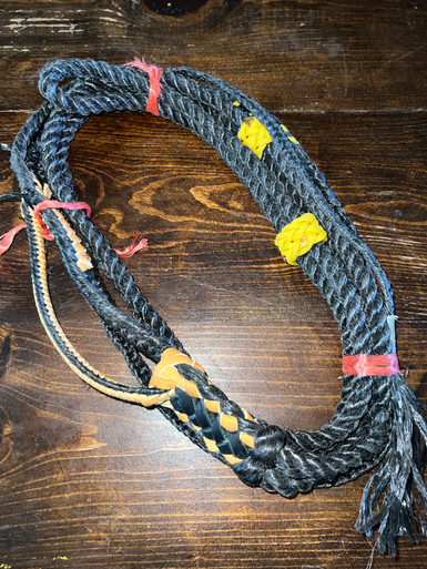 Black Poly Calf Rope Kids 9/7 LH - EPT Bull Ropes