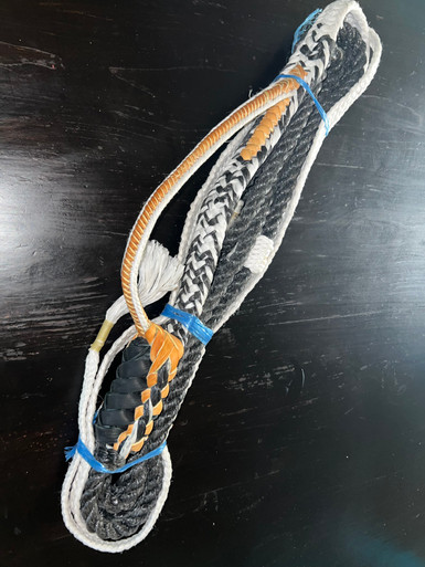 Black & White Pro Bull Rope - 9/7 LH - EPT Bull Ropes