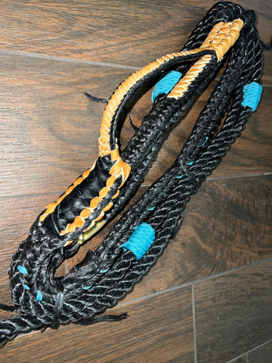 Black Poly Mini Bull Hybrid Rope 9/7 LH - EPT Bull Ropes