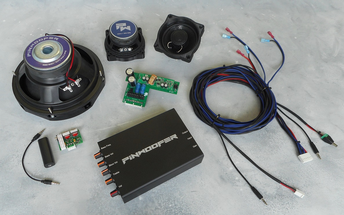 Speaker and Amplifier Kits - PinWoofer