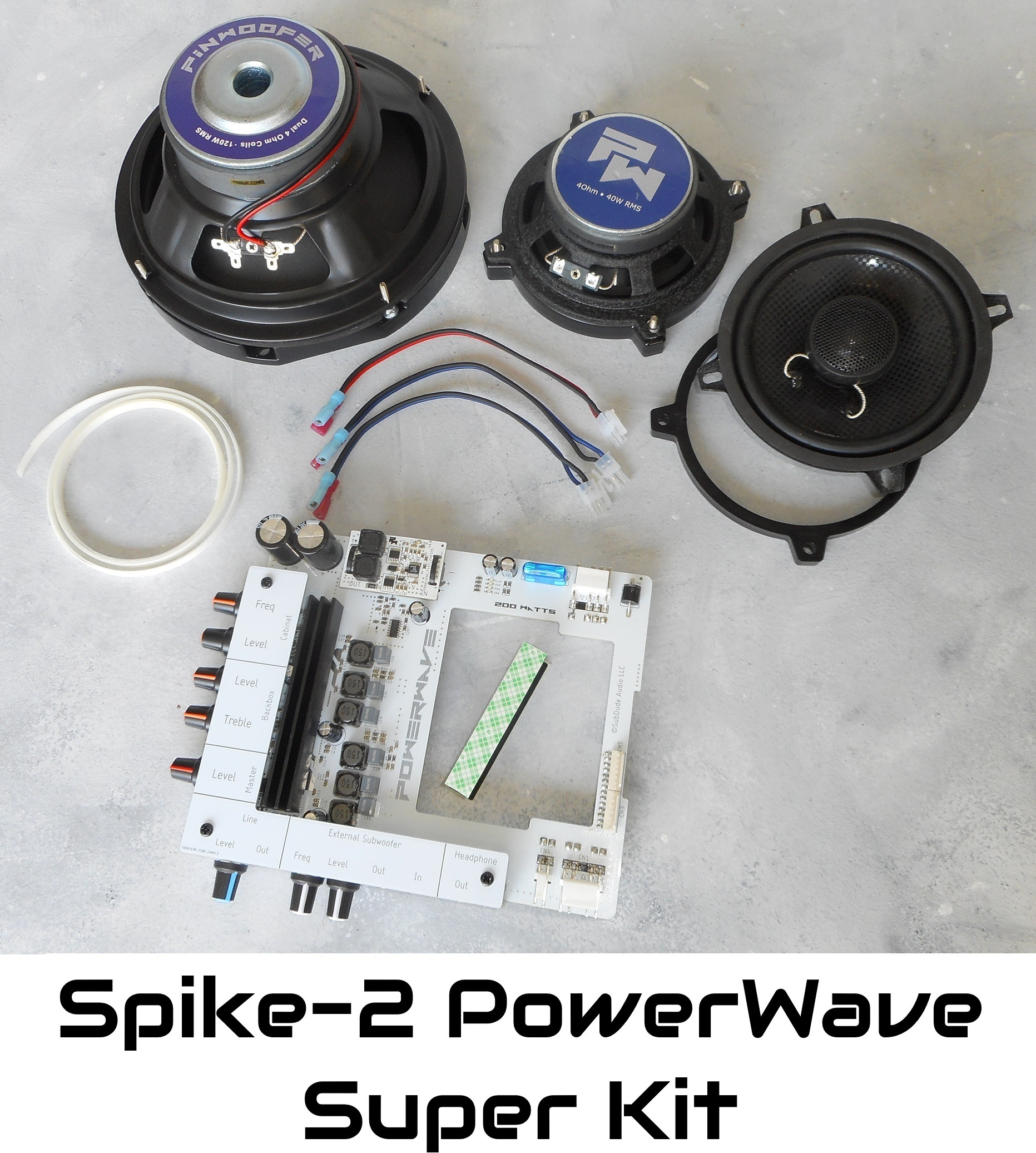 Speaker and Amplifier Kits - PinWoofer