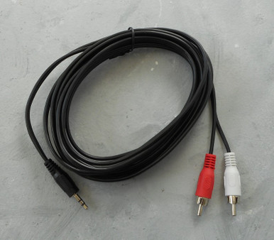 12ft 3.5mm Male TRS to RCA Stereo Audio Cable