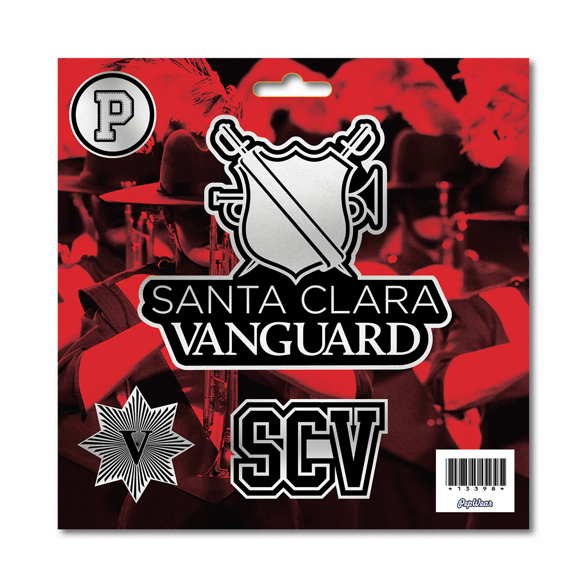 SCV Logo Sticker Sheet