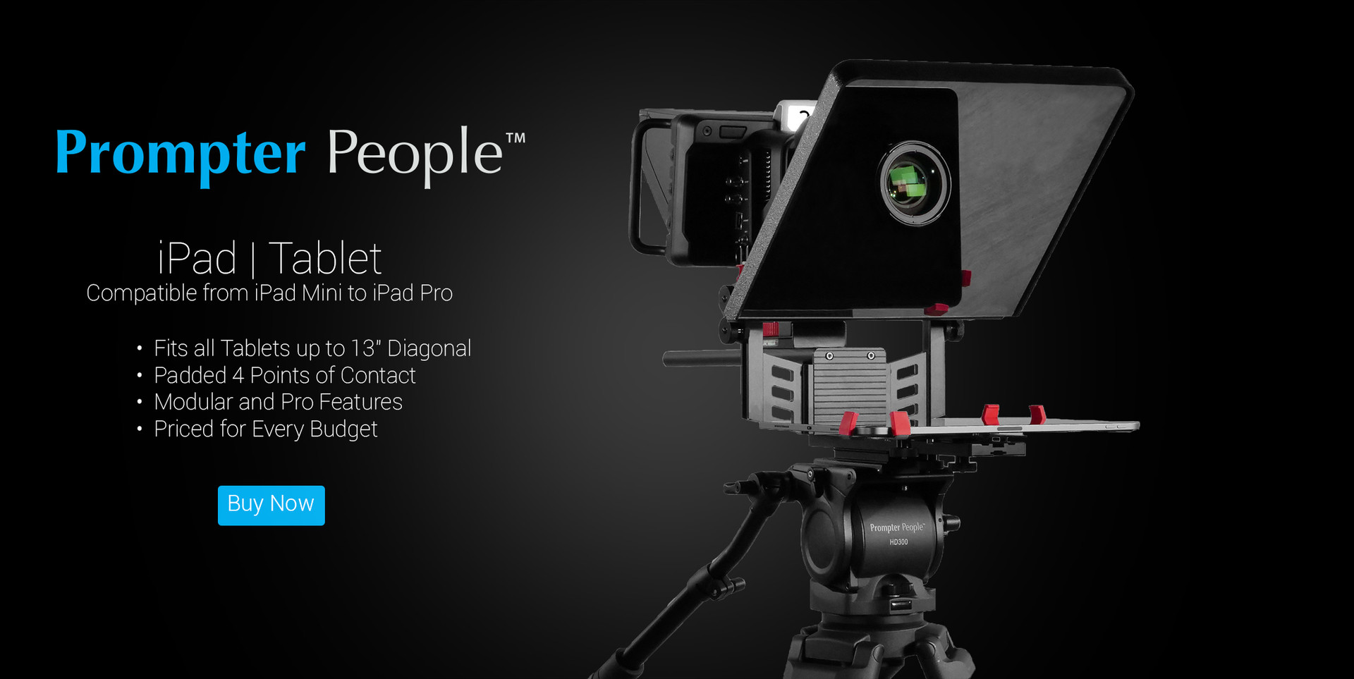 Professional Teleprompters | All Kinds | All Budgets | Prompter People