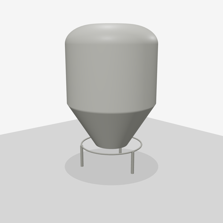 Snyder 3000 Gallon 30 Degree HDPE Cone Bottom - SII-5150000N45