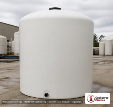 Snyder 6500 Gallon Plastic Vertical Liquid - SII-7140300C26