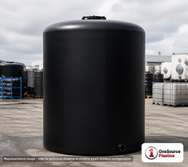 Snyder 2500 Gallon Plastic Vertical Liquid - SII-5090000N51