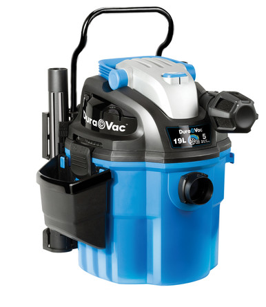 Duravac Wall Mountable Wet/Dry Vac w/Remote Control & 2-Stage Motor ...