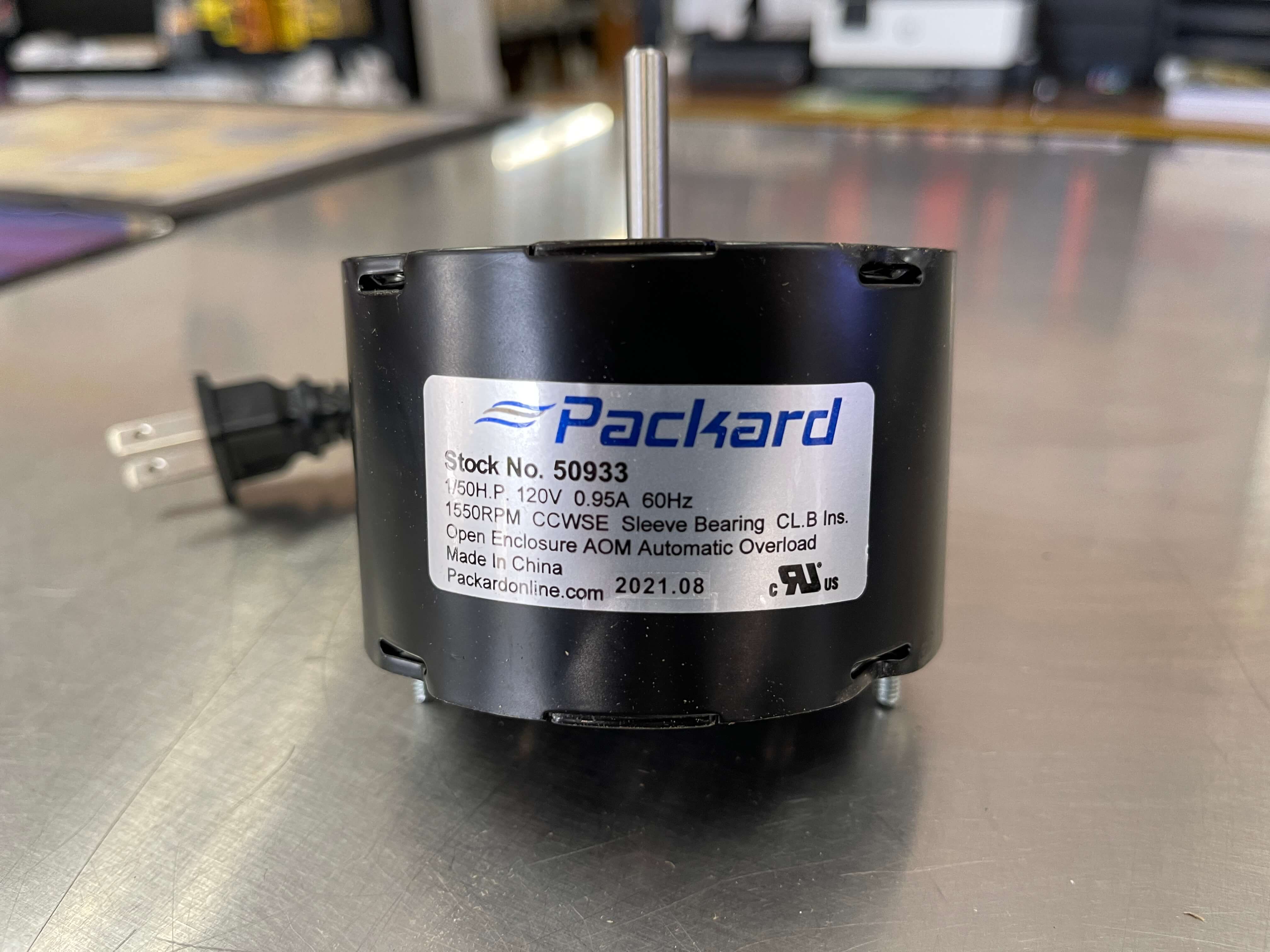 Packard 50933 | General Purpose Fan Motor | Shop Dreisilker