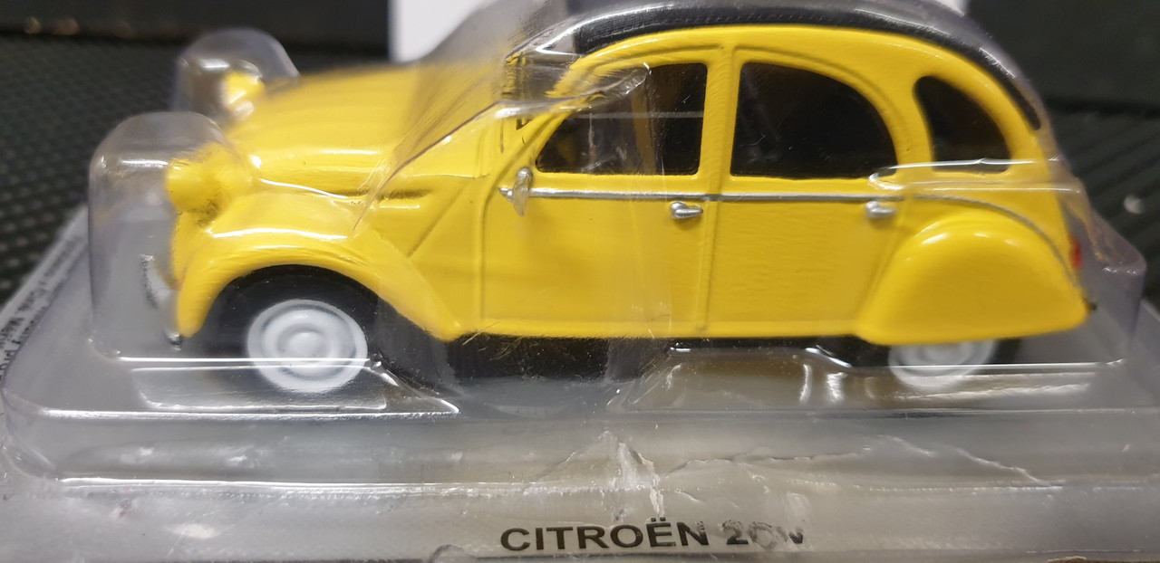 Citroen 2CV Yellow Black