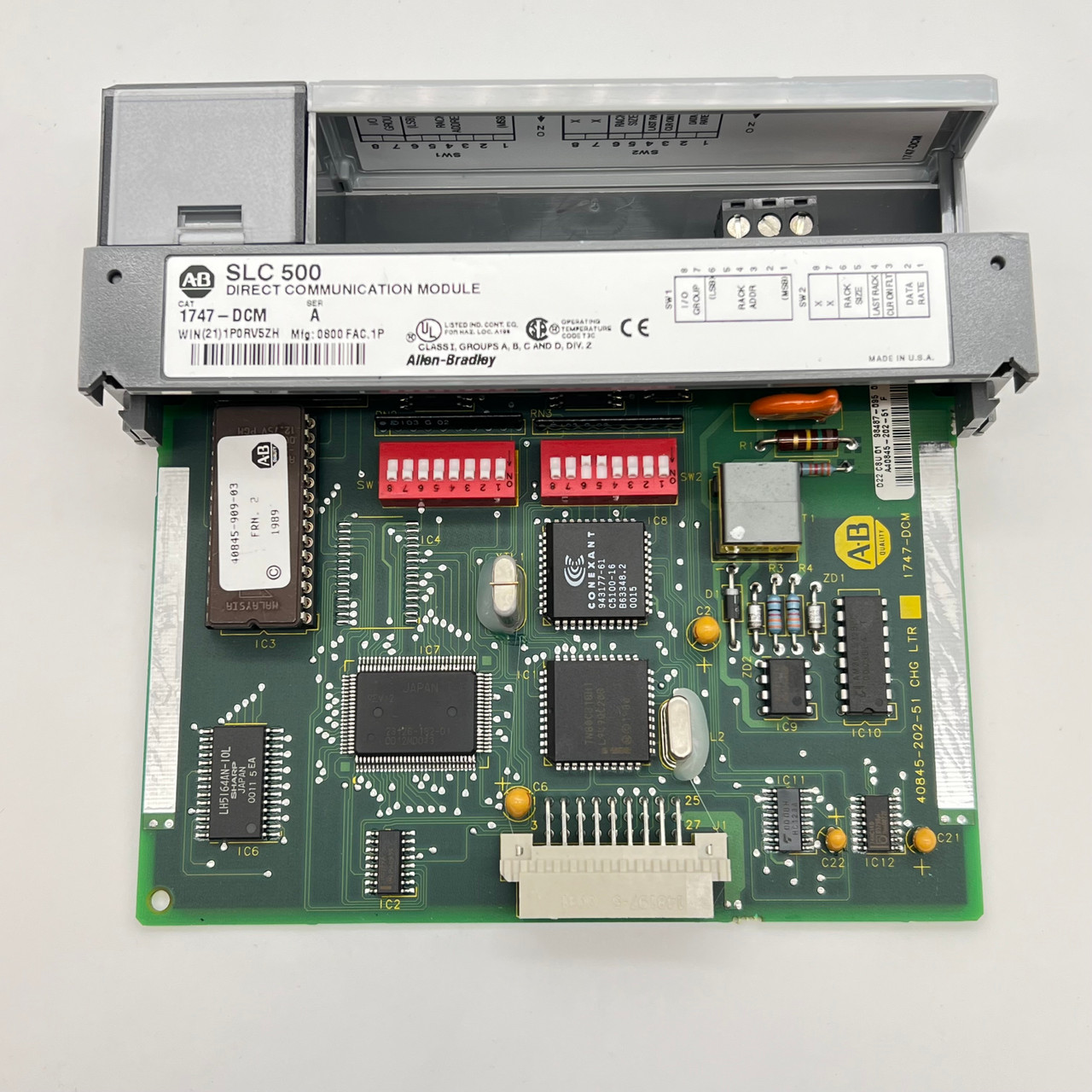 ALLEN BRADLEY 1747-DCM SERC A CONTROLNET RS232 DIRECT COMMUNICATION ...