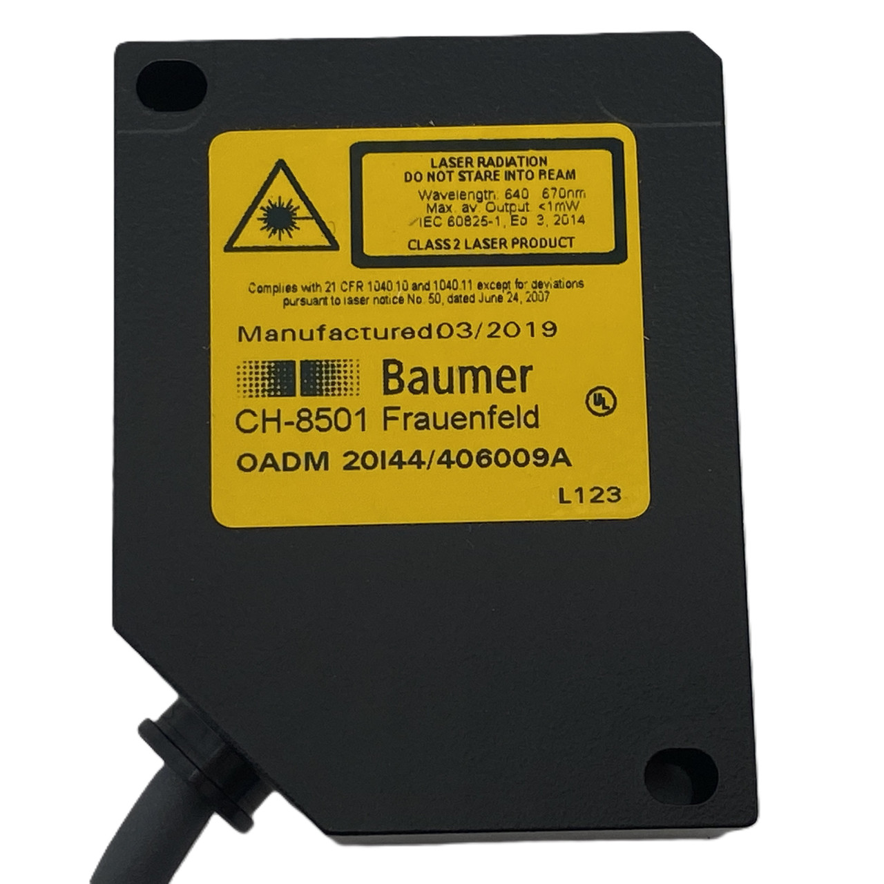 BAUMER OADM 20I44/406009A CH-8501 Long Range Thickness Laser Sensor - NEW - ReUpStock