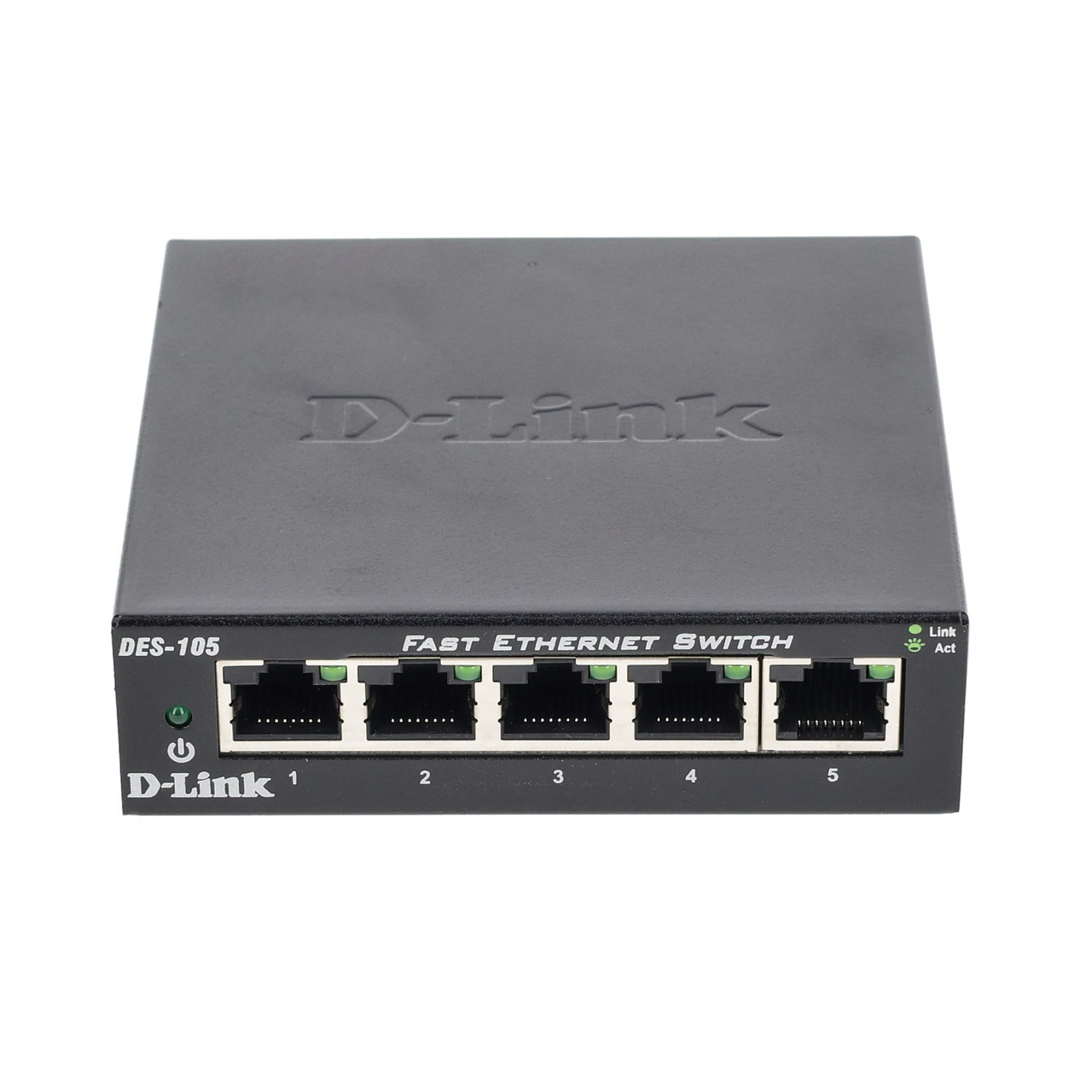 D Link DES-105 5-Port 10/100 Fast Ethernet Unmanaged Desktop Network ...