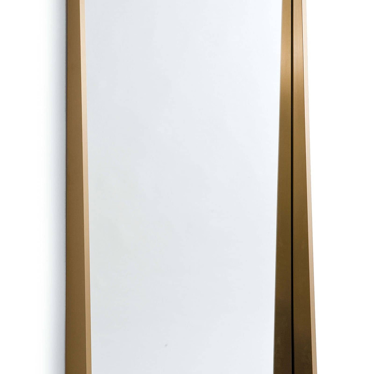 Gunner Mirror (Natural Brass) - Garden Cottage