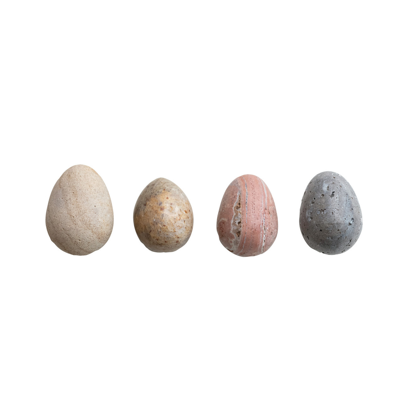 Carved Stone/Marble Egg - Garden Cottage