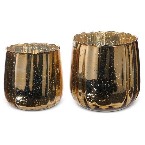 Bronze Mercury Glass Decorative Containers - Garden Cottage