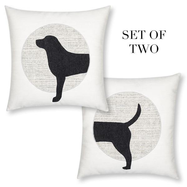 Woof Pillow Set, 20" x 20" - Garden Cottage