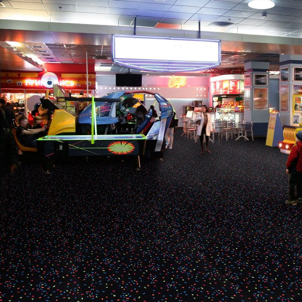Buy Joy Carpets Neon Lights Starry Night Fluorescent 391 Commercial ...