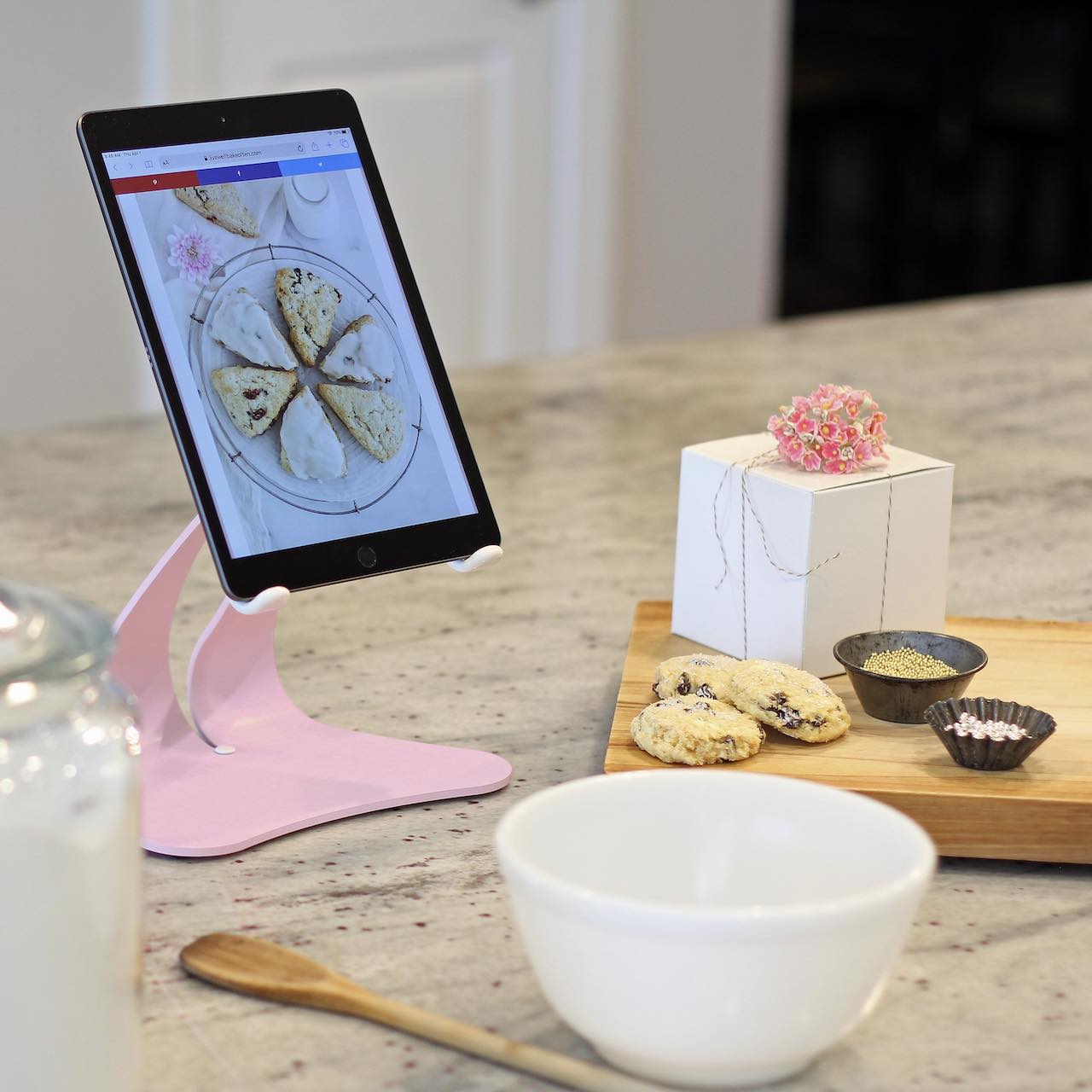 Kitchen Conveniences with an iPad Stand - Thought Out Company