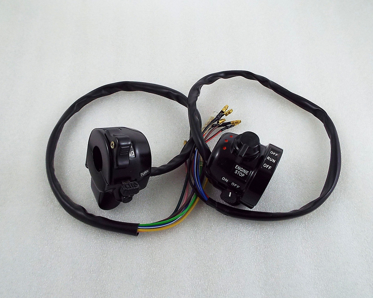 Control Switches, Yamaha RD250, RD350, 360-83975-03-00, 360-83973-02-00