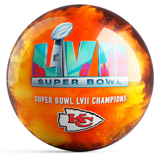 OTTB Kansas City Chiefs Bowling Ball Super Bowl 57 Champions FREE ...