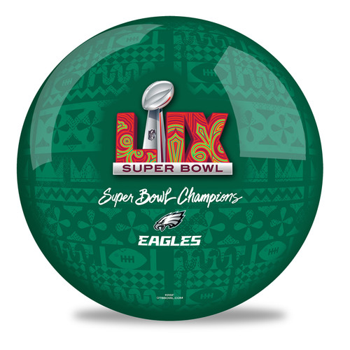 OTTB Philadelphia Eagles Super Bowl 59 Champions Bowling Ball FREE ...