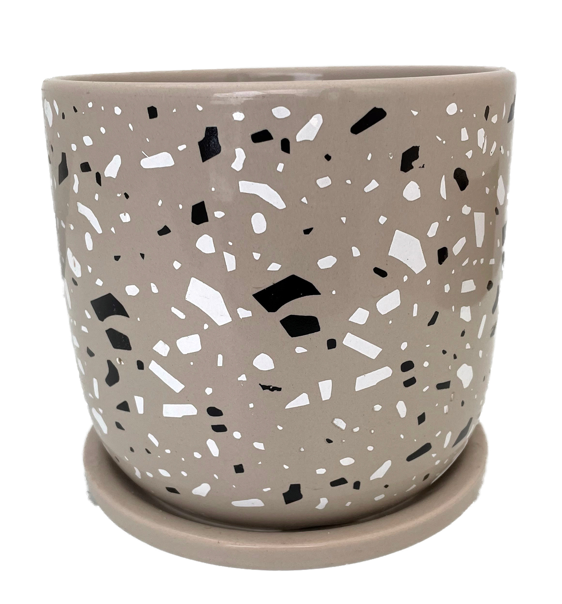 Pink Ceramic Pail Planter - 3.25" x 4.25 - Hirt's Gardens
