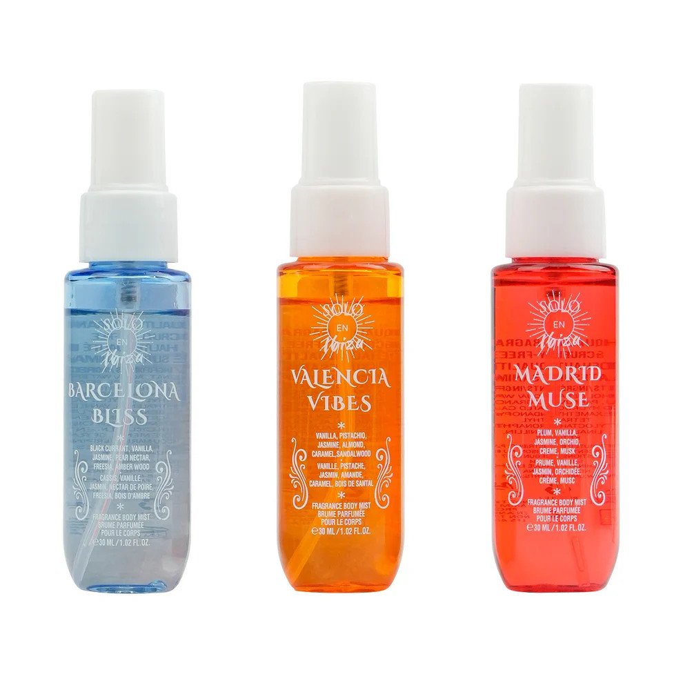 SOLO EN IBIZA Body Mist Fragrance 3-Pack - Inspired by: Sol de Janeiro ...