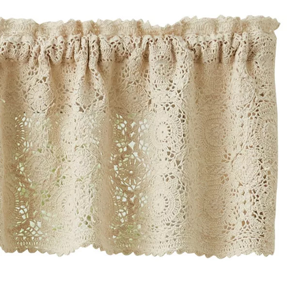Park Designs Cream Lace Valance - Ben Franklin Online