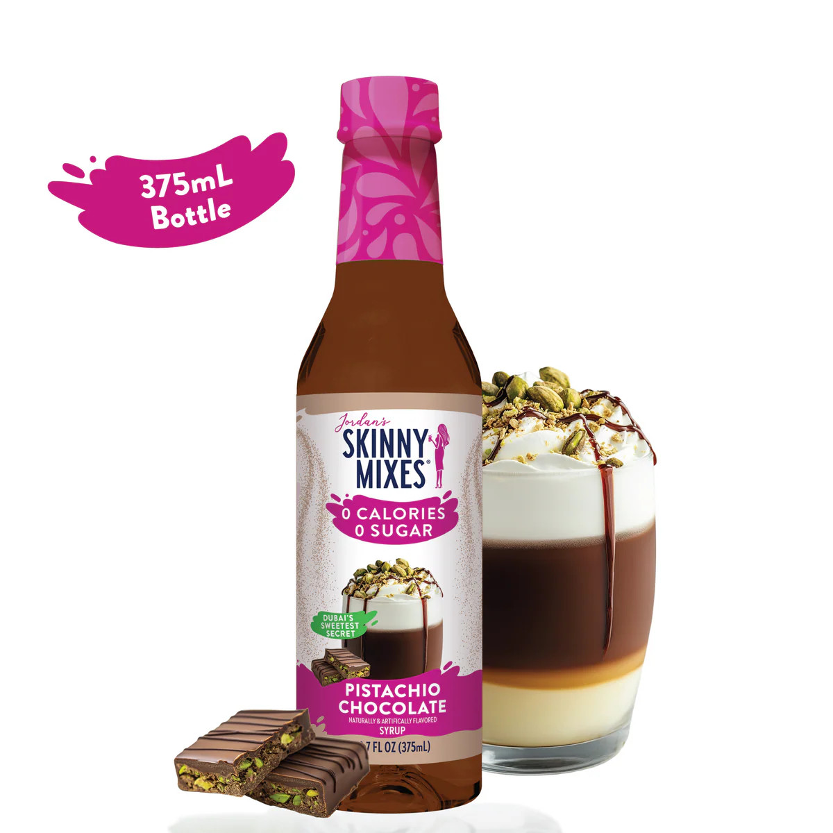 Sugar Free Pistachio Chocolate Syrup – 375mL - Ben Franklin Online
