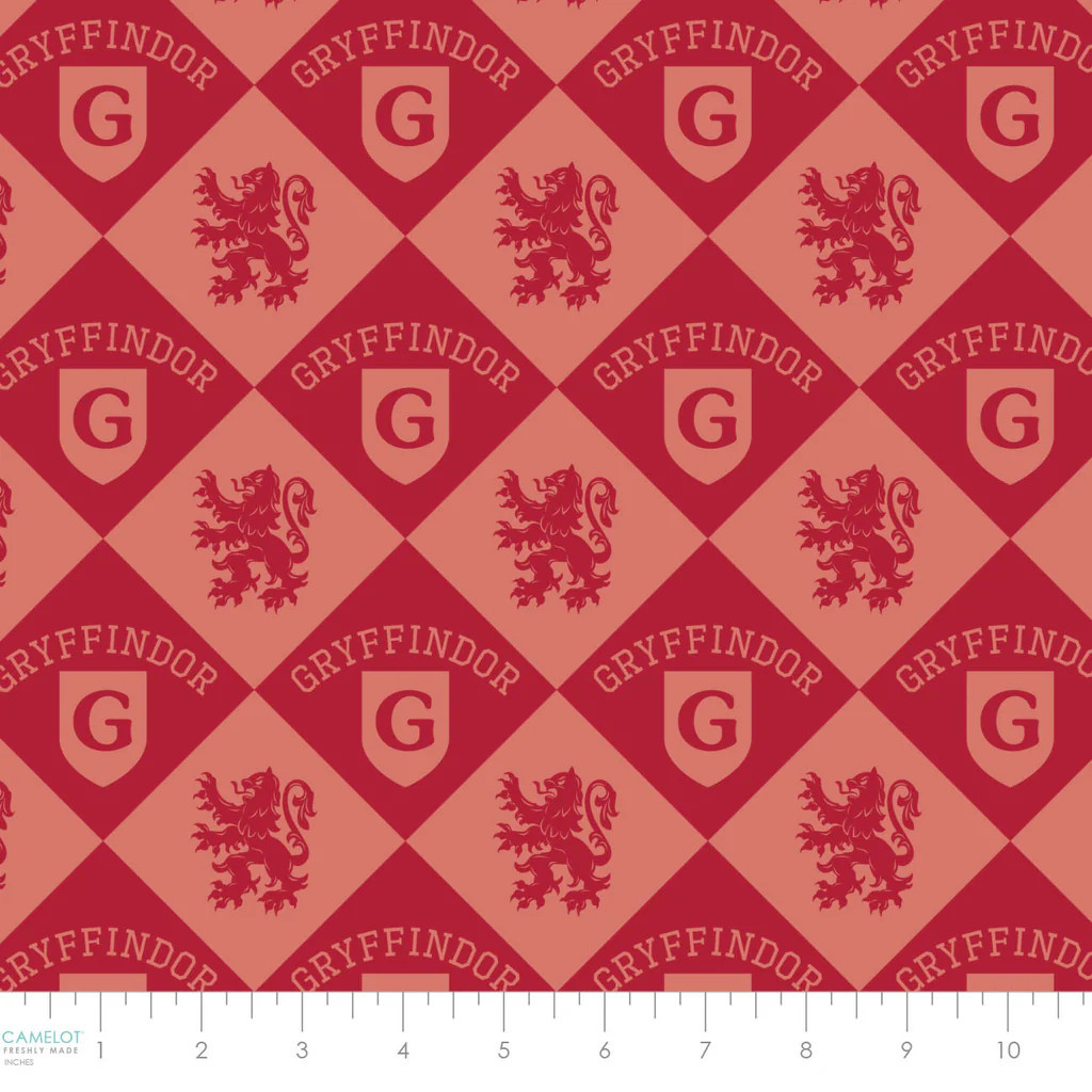 Harry Potter House Champions Collection: Gryffindor Diamond Check Red ...