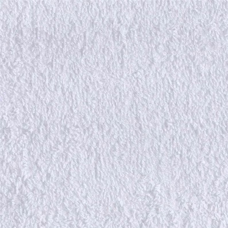 White Premium 10 oz. Cotton Terry Cloth - Comfort Collection - Ben ...