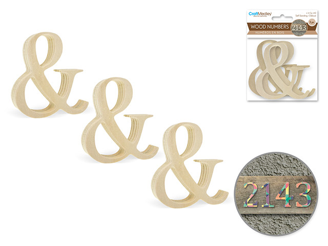 3pk 2" Standing Number