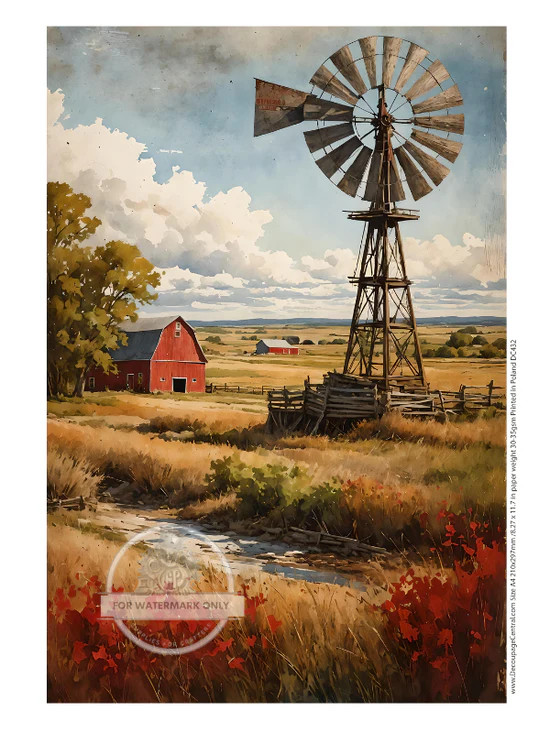 Rice Paper - Nebraska Farm A4 - Ben Franklin Online