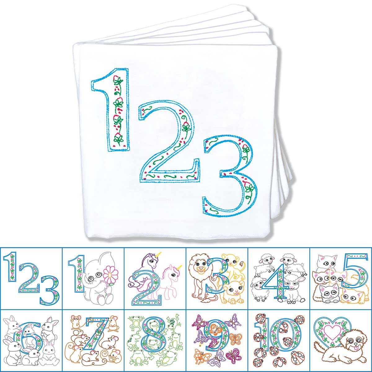 My Numbers 1,2,3 Cloth Nursery Book