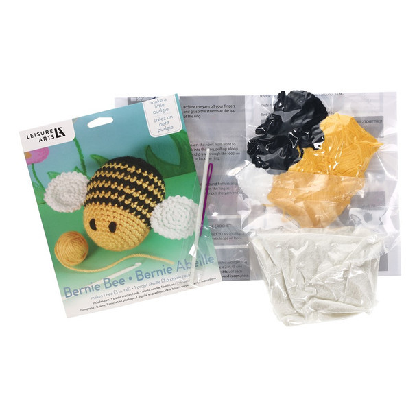 Leisure Arts Crochet Pudgies Bernie Bee Kit - Ben Franklin Online
