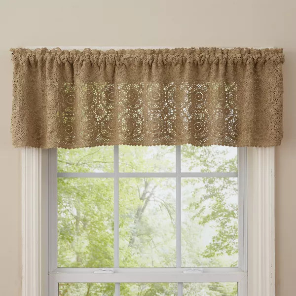 Park Designs Oatmeal Lace Valance - Ben Franklin Online
