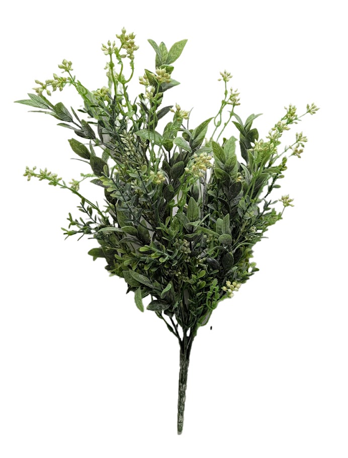 Frosted Mixed Greenery Bush - Ben Franklin Online