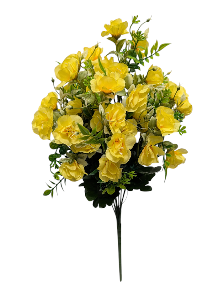 Silk Azalea Bush - Vibrant Spring Yellow