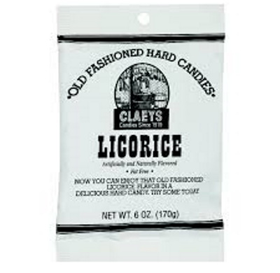 Licorice Hard Candies - 6oz Bag