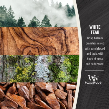 White Teak - 22oz - WoodWick