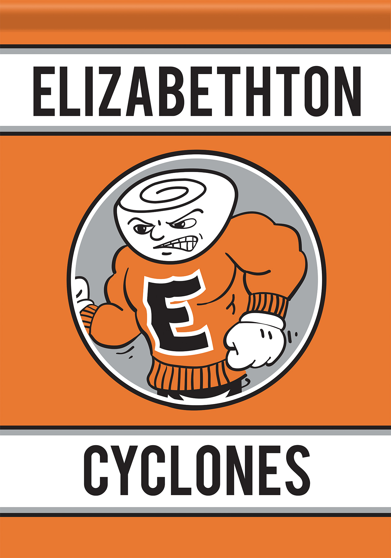 Elizabethton Cyclones Garden Flag