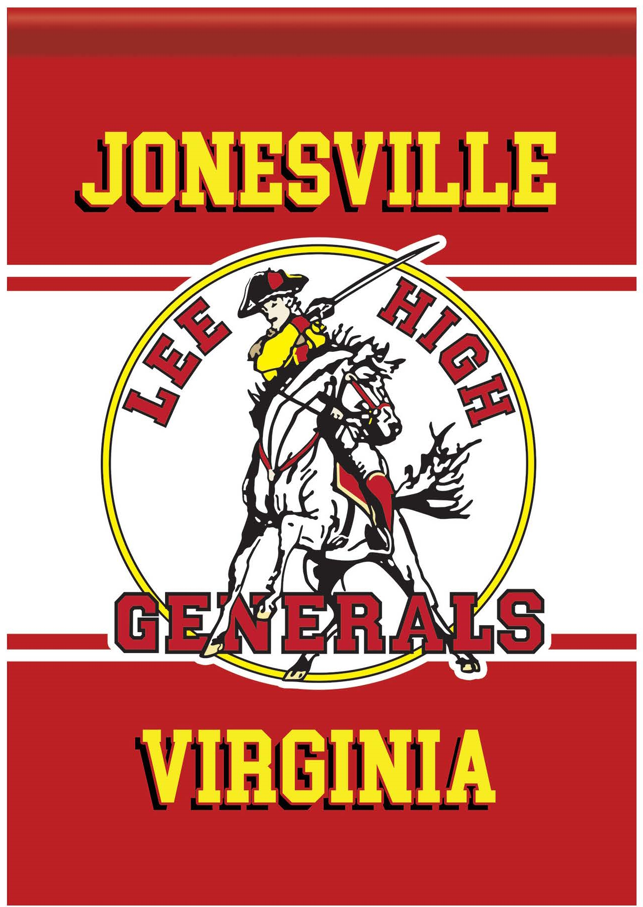 Lee High Generals Garden Flag