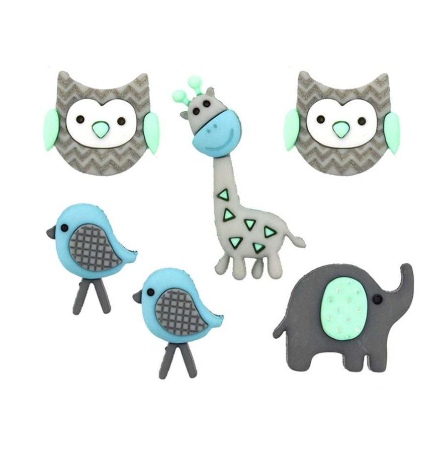 Jungle Baby Buttons