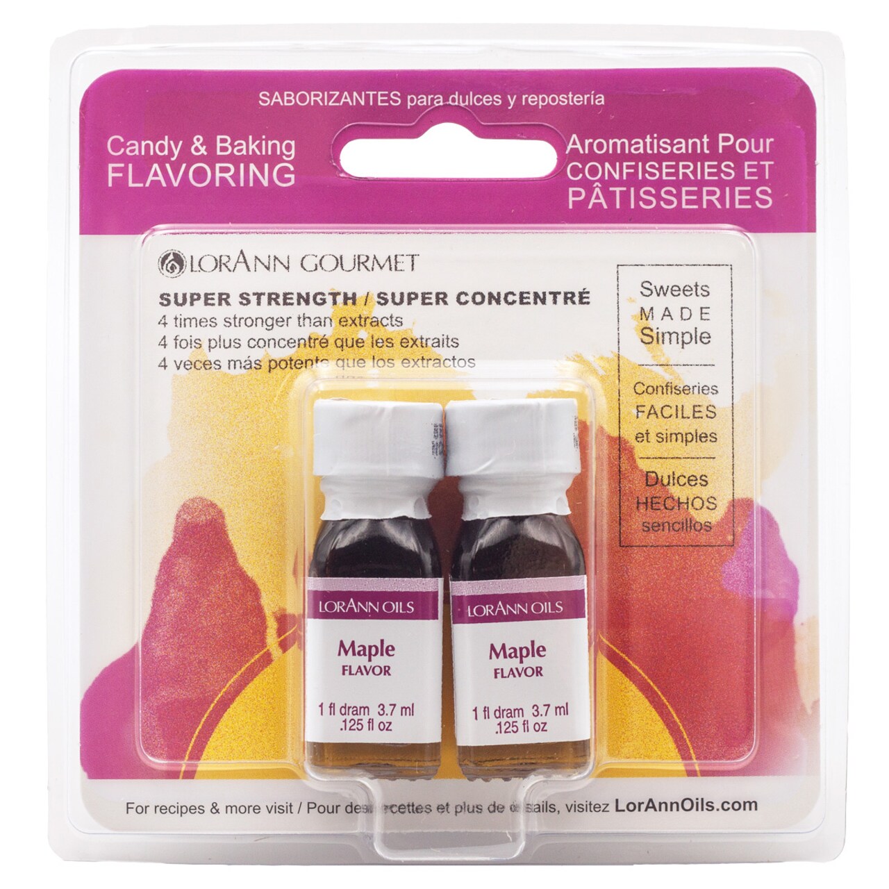 LorAnn Oils Maple Super Strength Flavor, 1 Dram Twin Pack - Ben ...